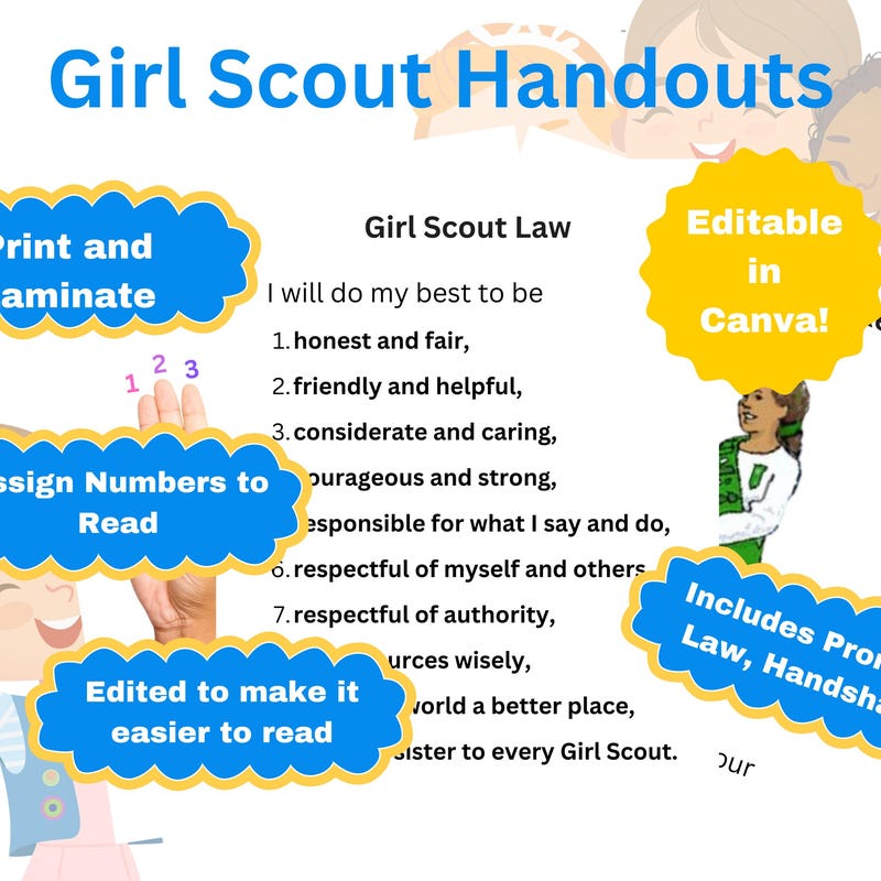 Girl Scout Law - Etsy