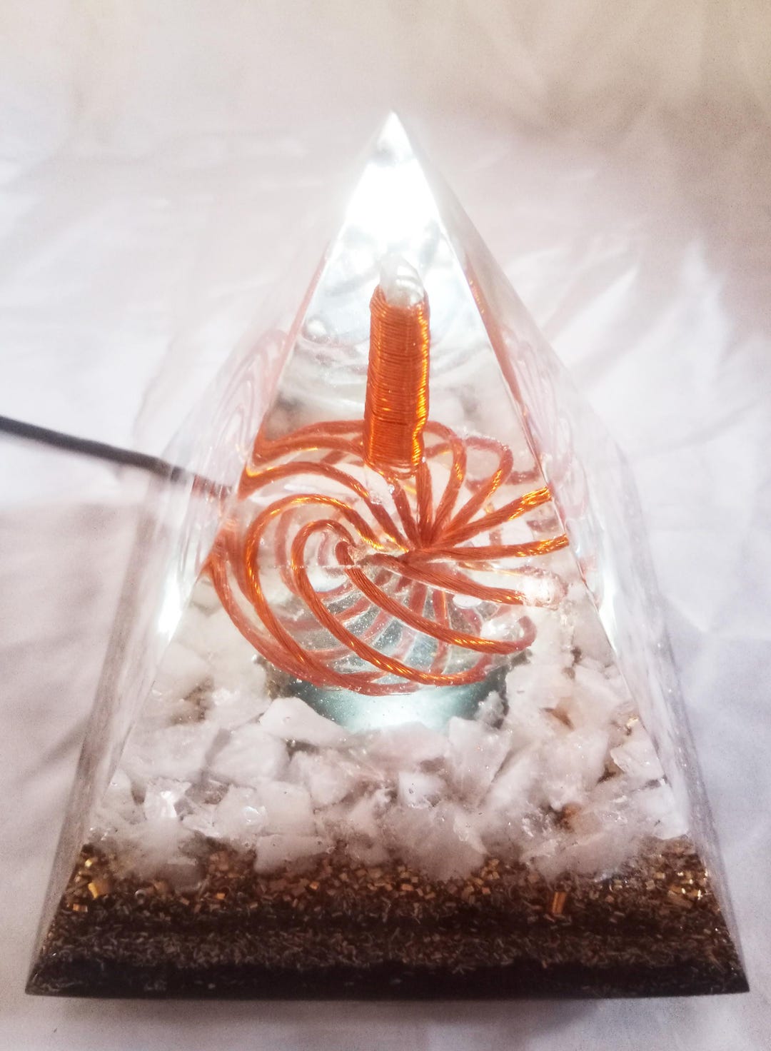 Lubian Pyramid Rodin Coil With Frequency Generator and Led Light Base ...
