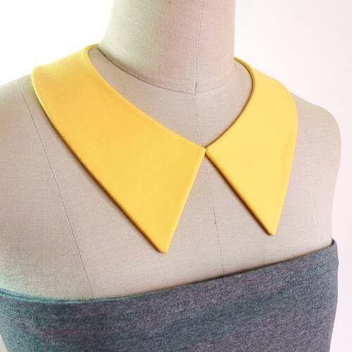 Peter Pan Collar Detachable Collar Yellow Collar Necklace - Etsy