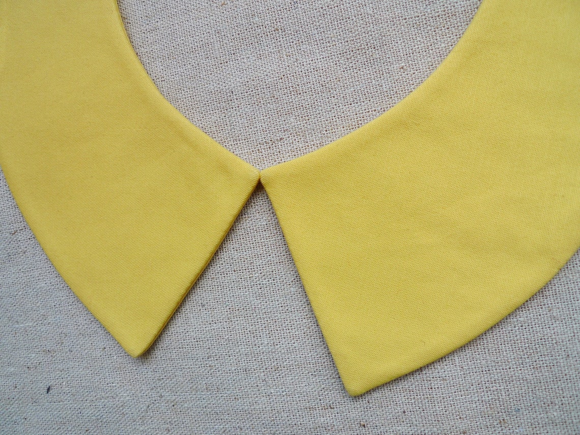 Peter Pan Collar Detachable Collar Yellow collar necklace | Etsy
