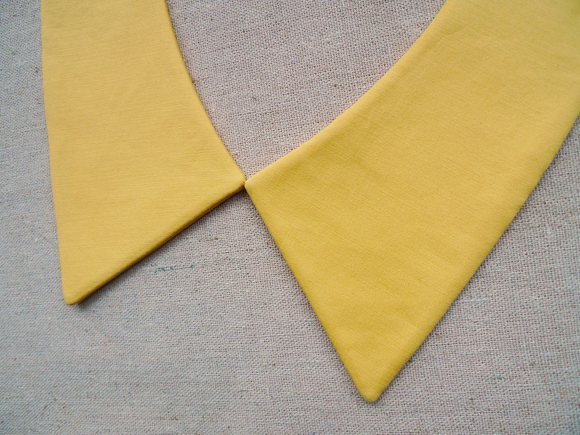 Peter Pan Collar Detachable Collar, Yellow Collar Necklace, Fabric ...