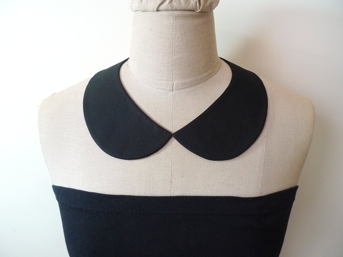Peter Pan Collar Detachable Collar, Black Collar Necklace - Etsy