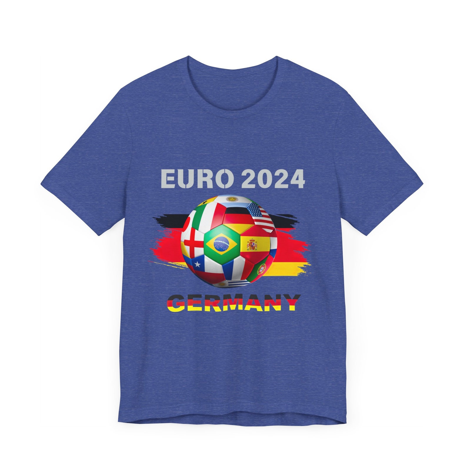 Euro 2024 Germany Unisex Jersey Short Sleeve Tee, Men's Euro 2024 T ...