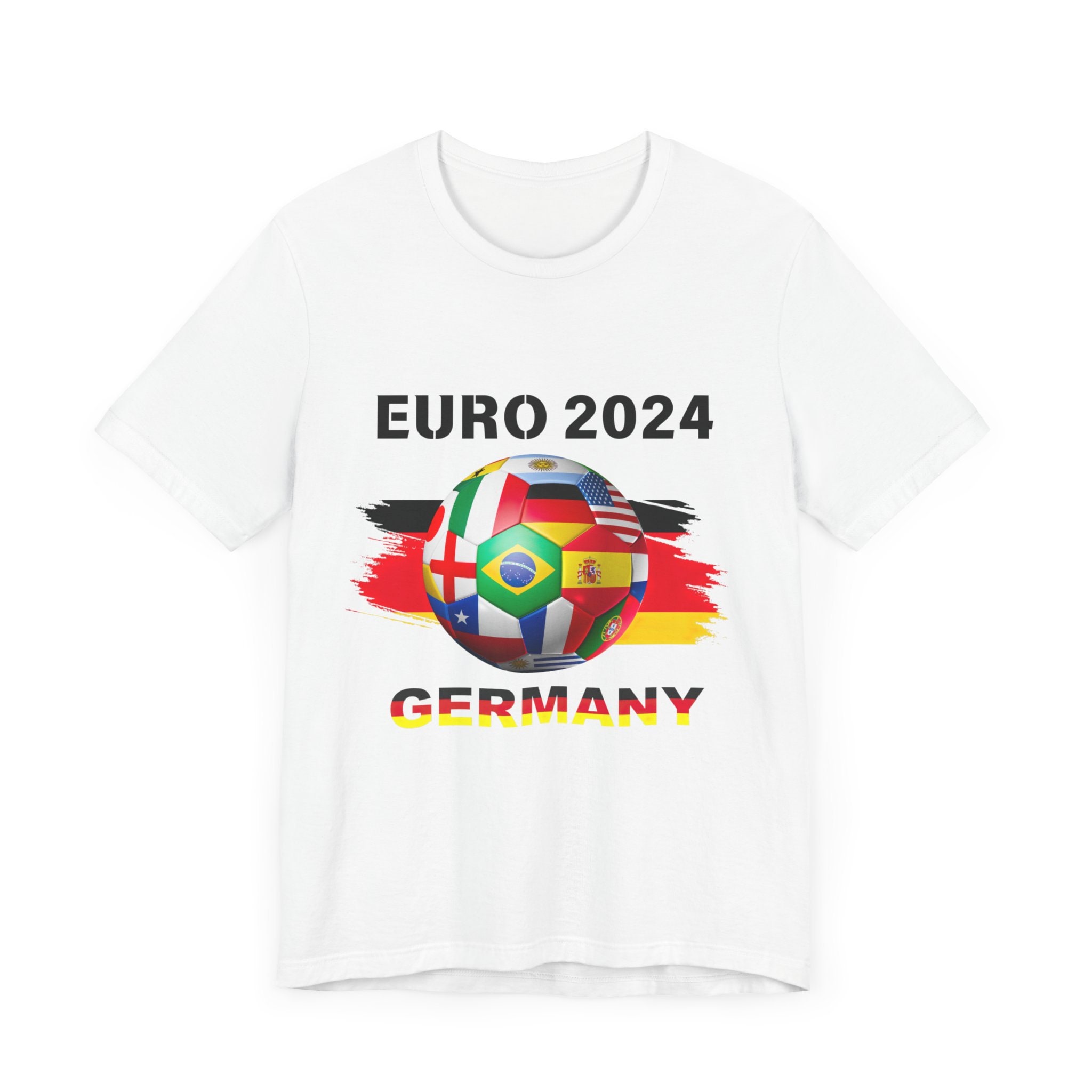 Euro 2024 Germany Unisex Jersey Short Sleeve Tee, Men's Euro 2024 T ...
