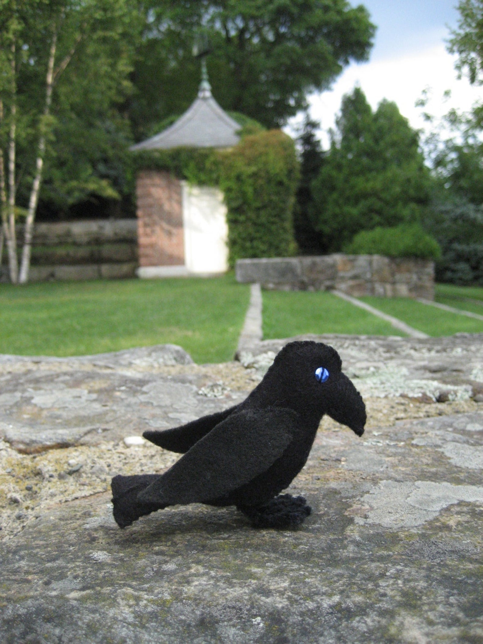 Nevermore Raven Felt Sewing Pattern Pdf Download - Etsy