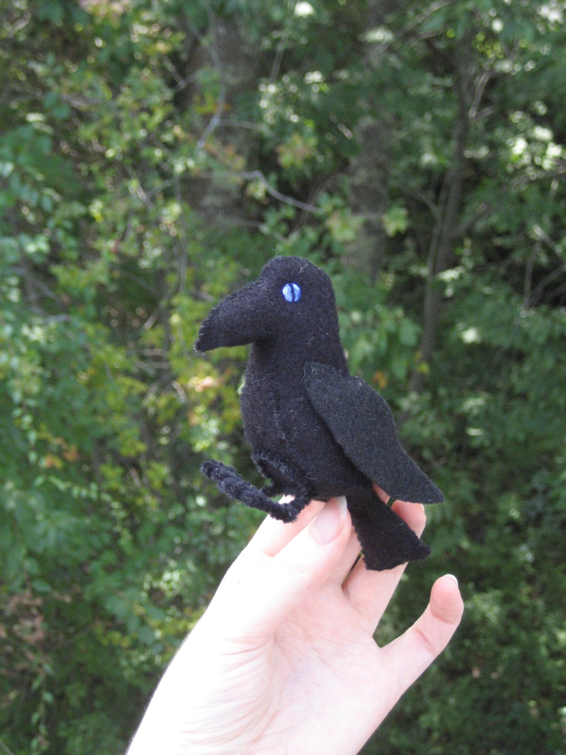 Nevermore Raven Felt Sewing Pattern Pdf Download - Etsy