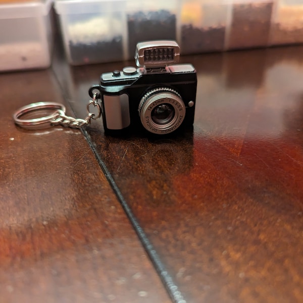 Camera Keychain - Etsy