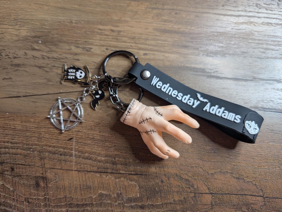 Goth Girl Keychain - Etsy