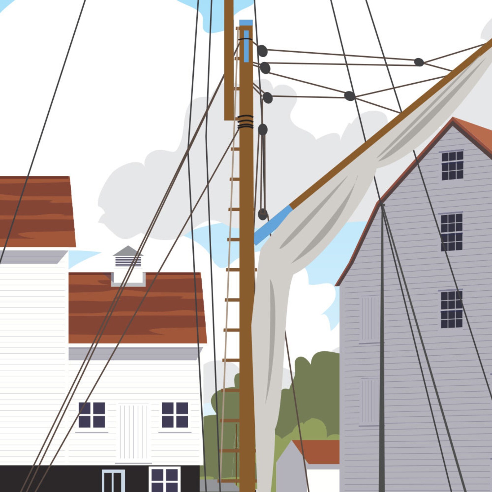 Woodbridge Tide Mill, Suffolk. A4, A3, A2, A1 Sunrise Version Available ...