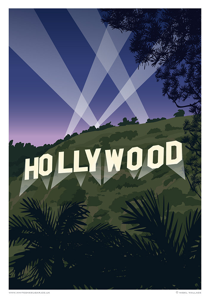 Hollywood Sign Vector