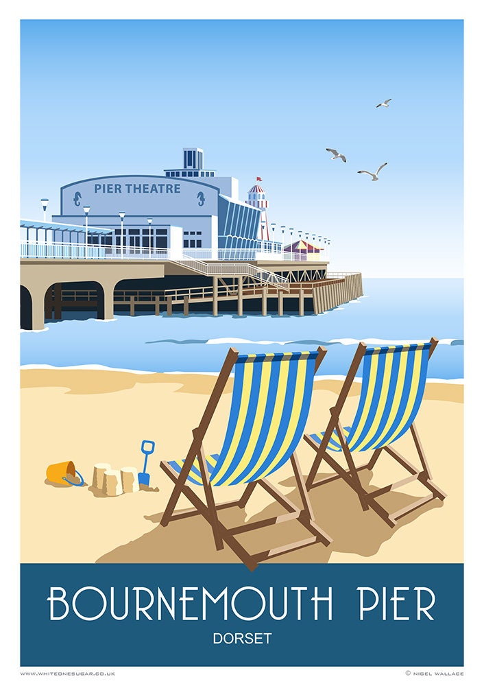 BOURNEMOUTH Poster sold by Antonetta Italy Zebra | SKU 42344525 ...