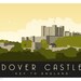 DOVER CASTLE. Art Print Travel/railway Poster of Dover White Cliffs ...