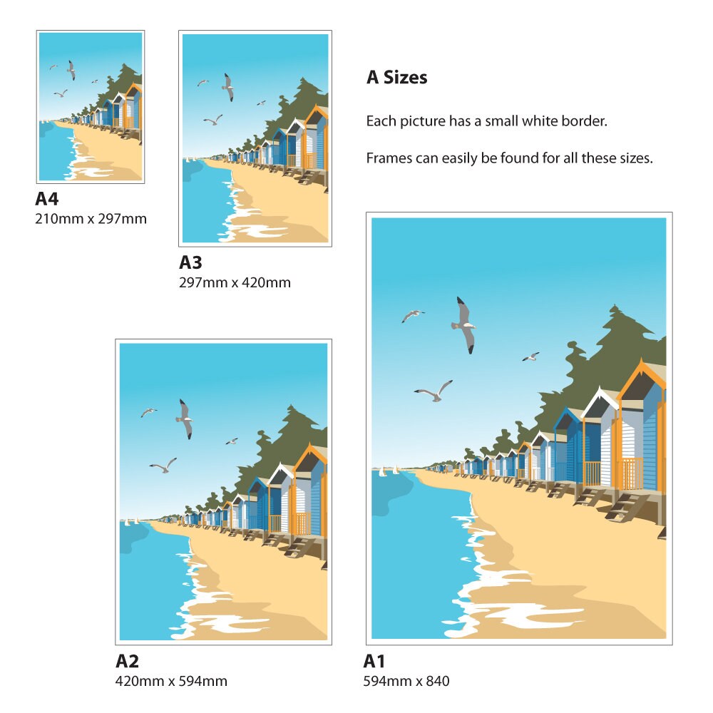 Weybourne Beach & Fishing Boat. Portrait A4 A3 A2 A1 - Etsy UK