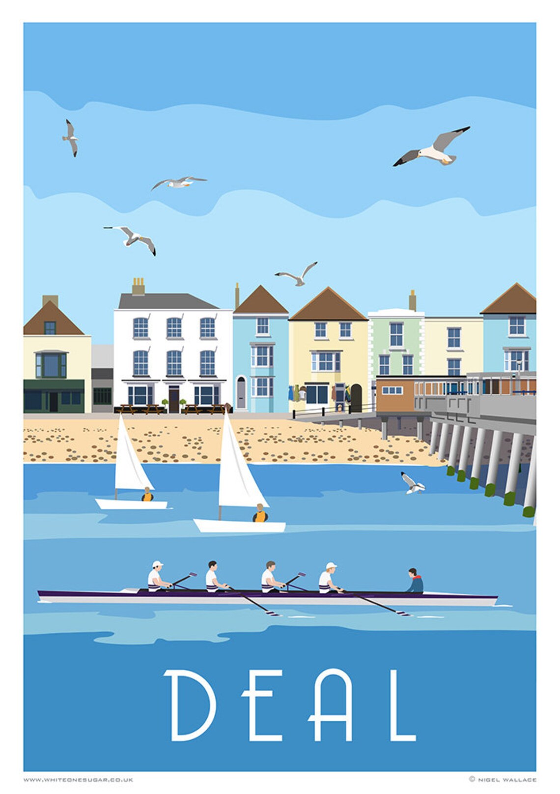 DEAL Rowing and Sailing Kent. A4 A3 A2 A1 - Etsy UK