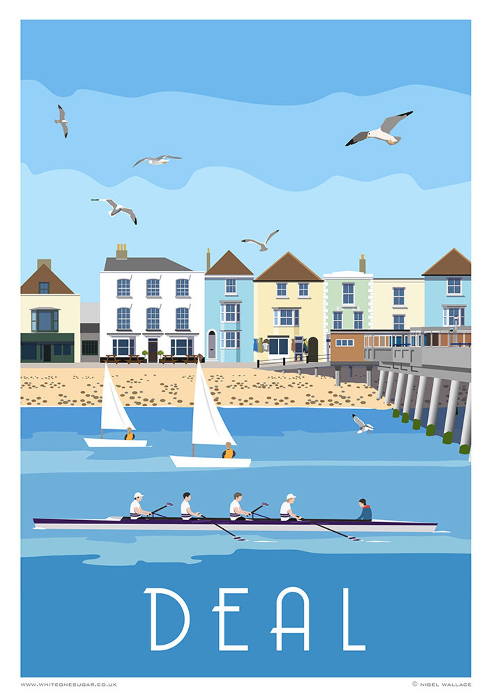 DEAL Rowing and Sailing, Kent. A4, A3, A2, A1. - Etsy UK