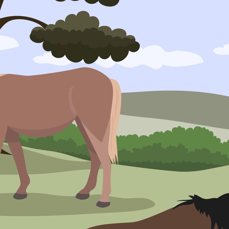 New Forest Ponies, Hampshire. Portrait and Landscape A4, A3, A2, A1 ...