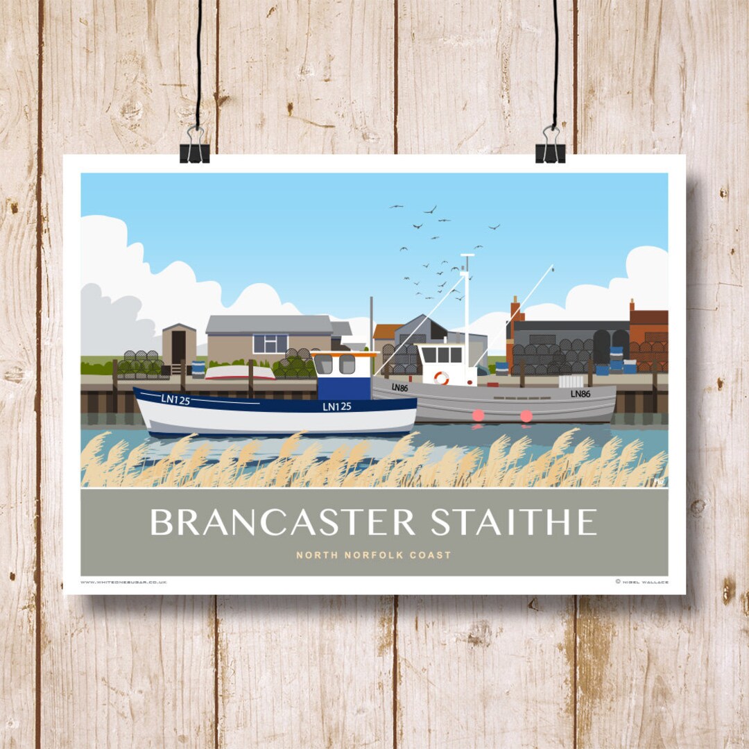 Brancaster Staithe Quay, North Norfolk Coast. Landscape A4, A3, A2, A1 ...