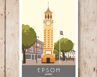 Henley-on-thames in Oxfordshire. Poster. Portrait A4 A3 A2 | Etsy UK