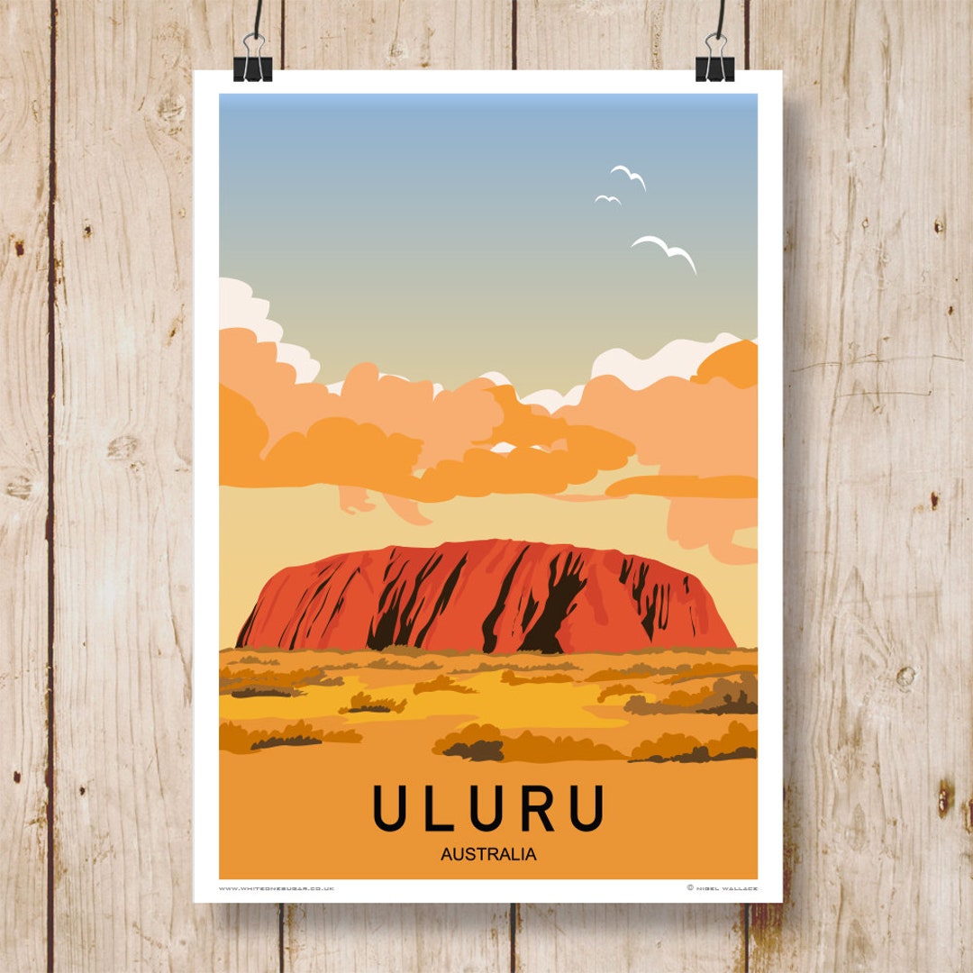 Uluru or Ayers Rock, Uluru-kata Tjuta National Park, Northern Territory ...