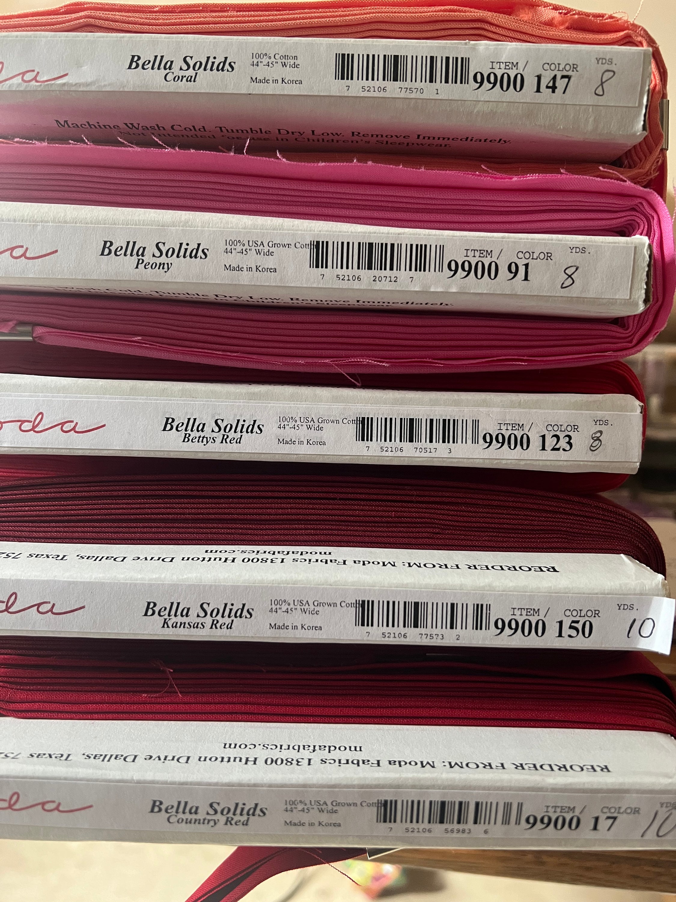 1/2 Yard Bella Basics Bundle - Etsy