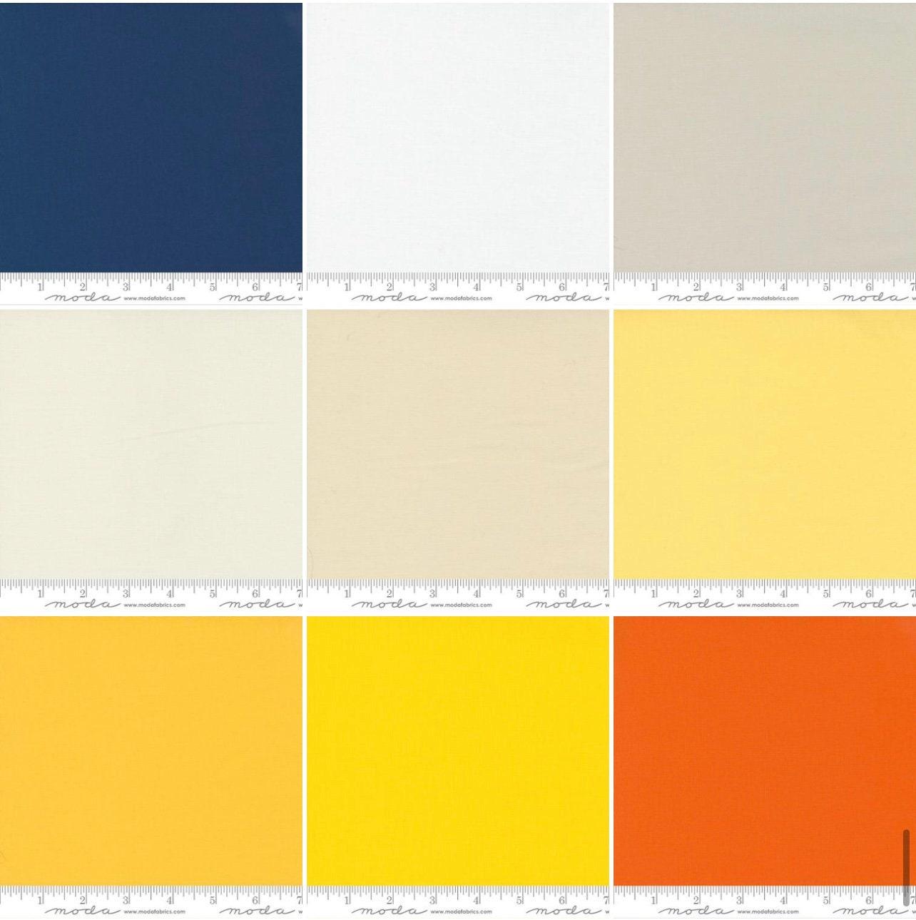 1/2 Yard Bella Basics Bundle - Etsy