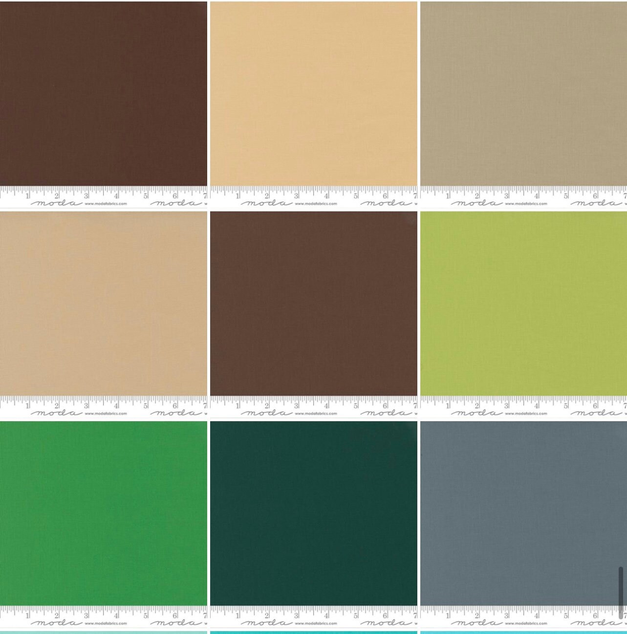 1/2 Yard Bella Basics Bundle - Etsy