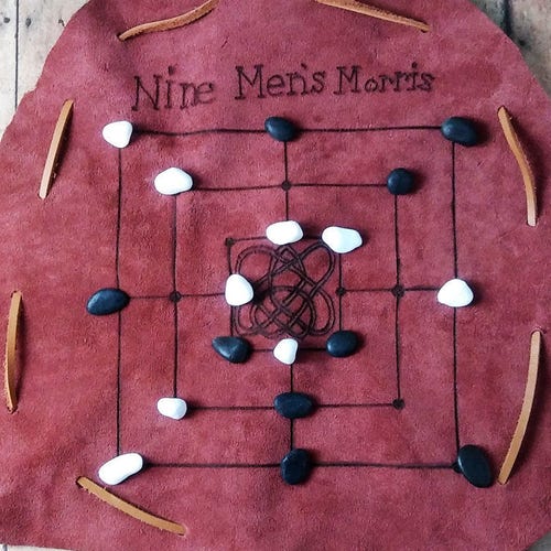 Hnefatafl Leather Game Pouch Made to Order - Etsy