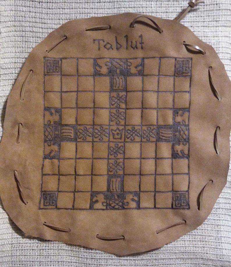 Tablut Leather Game Pouch - Made to Order - Etsy
