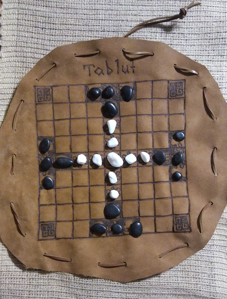 Tablut Leather Game Pouch - Made to Order - Etsy