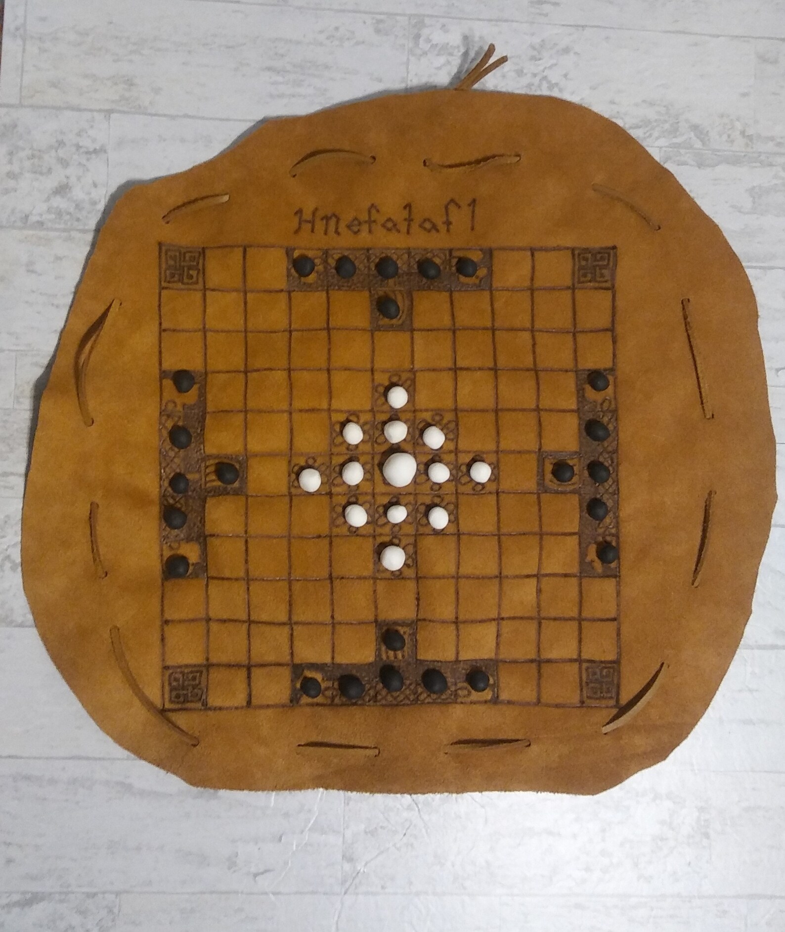 Hnefatafl Leather Game Pouch - Made to Order - Etsy