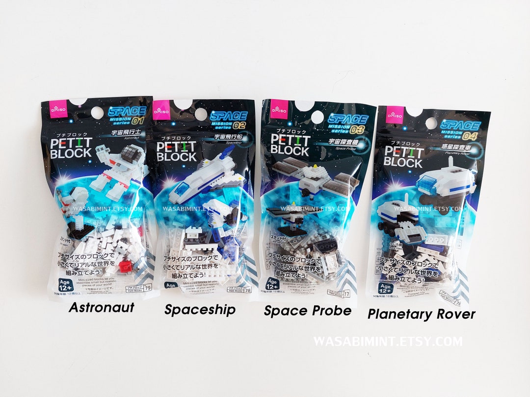 Petit Block - Space- Astronaut- Spaceship- Space Probe - Planetary ...