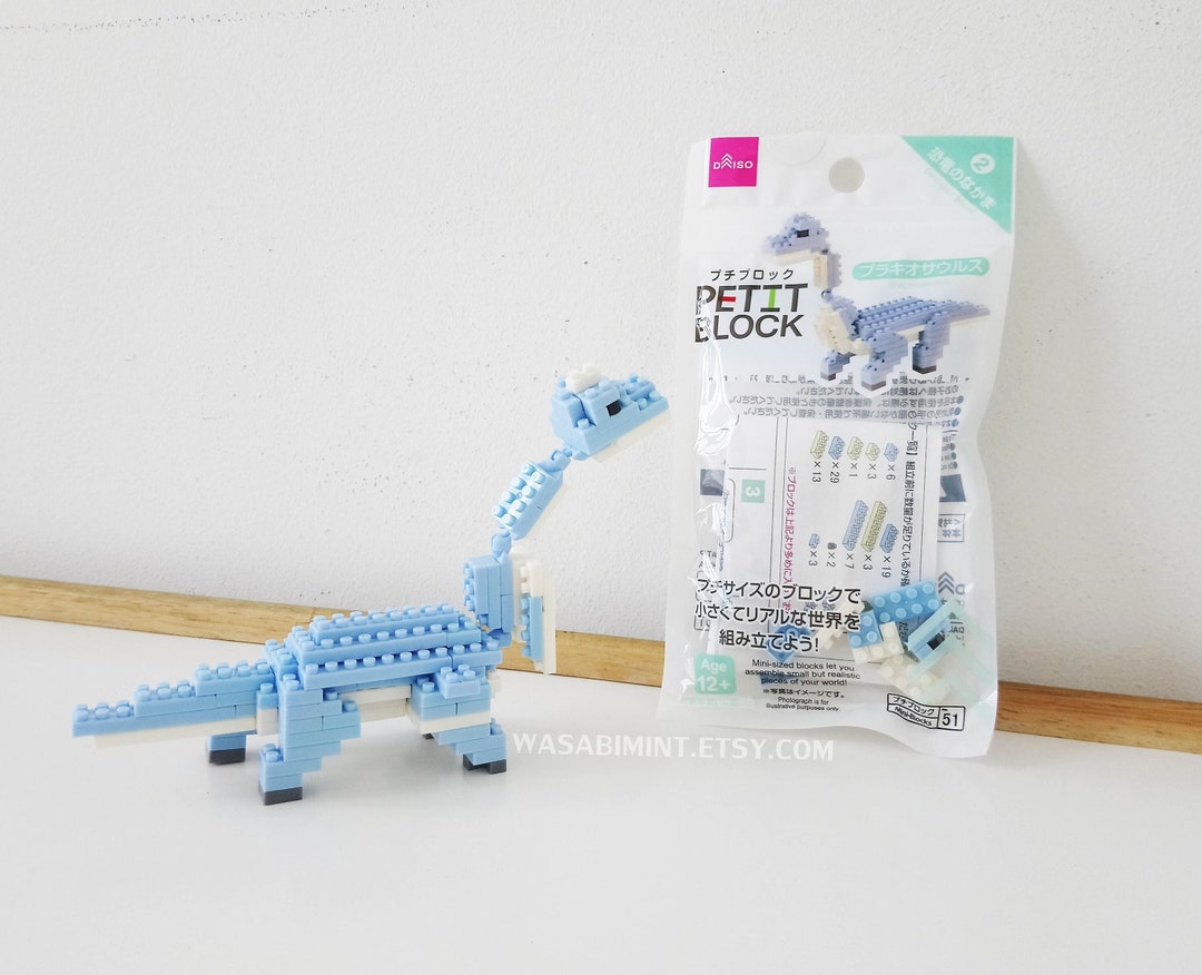 Petit Block Dinosaurs T-rex Brachiosaur Triceratops - Etsy