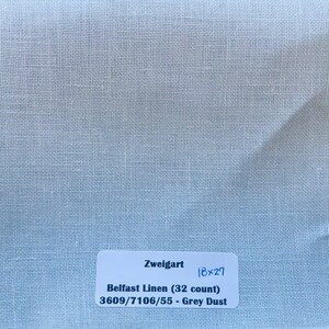 Zweigart Belfast Linen 32 Count 18 x 27 9 Colors | Etsy