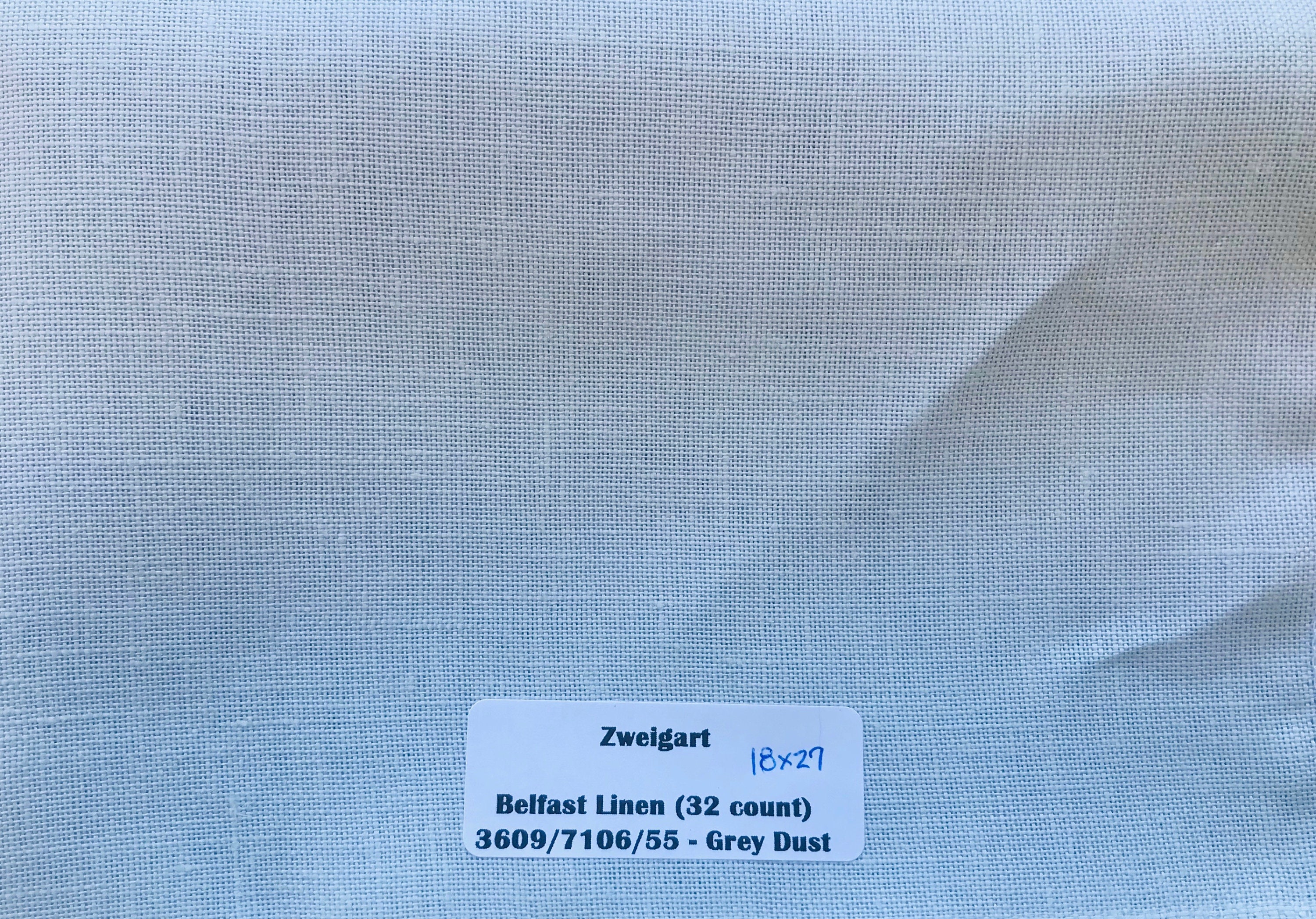Zweigart Belfast Linen 32 Count 18 x 27 9 Colors | Etsy
