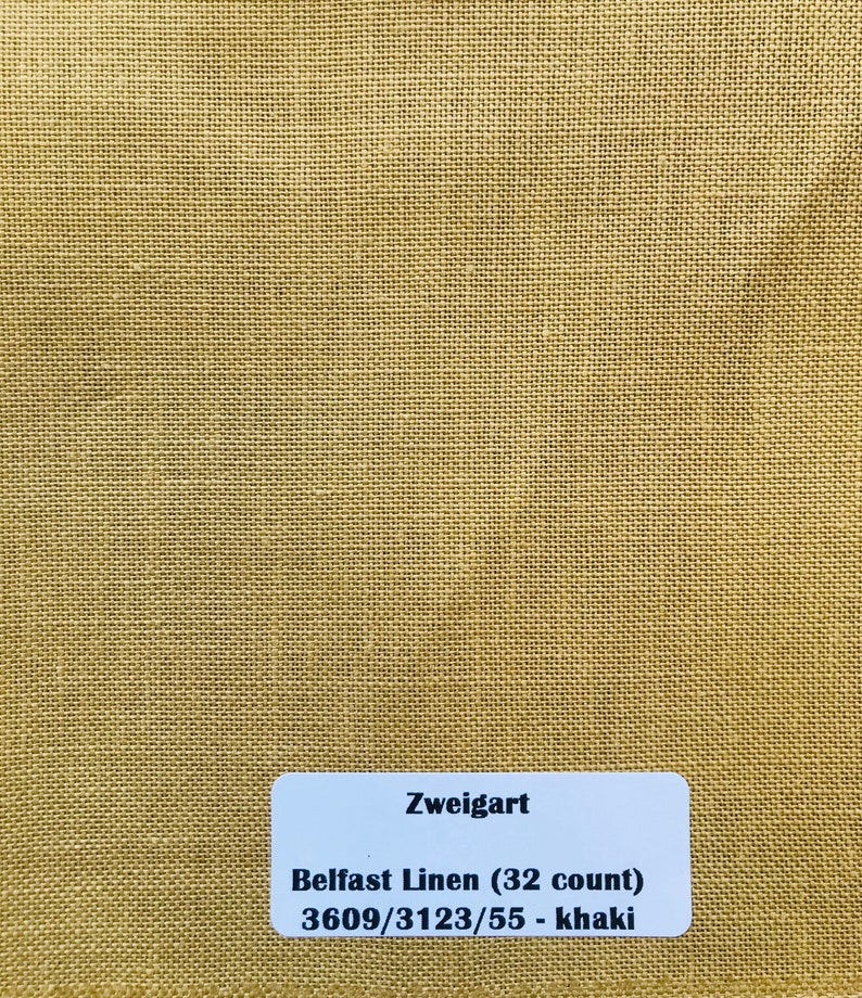 Zweigart Belfast Linen 32 Count 18 x 27 7 Colors | Etsy