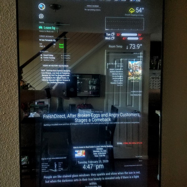 Smart Mirror - Etsy