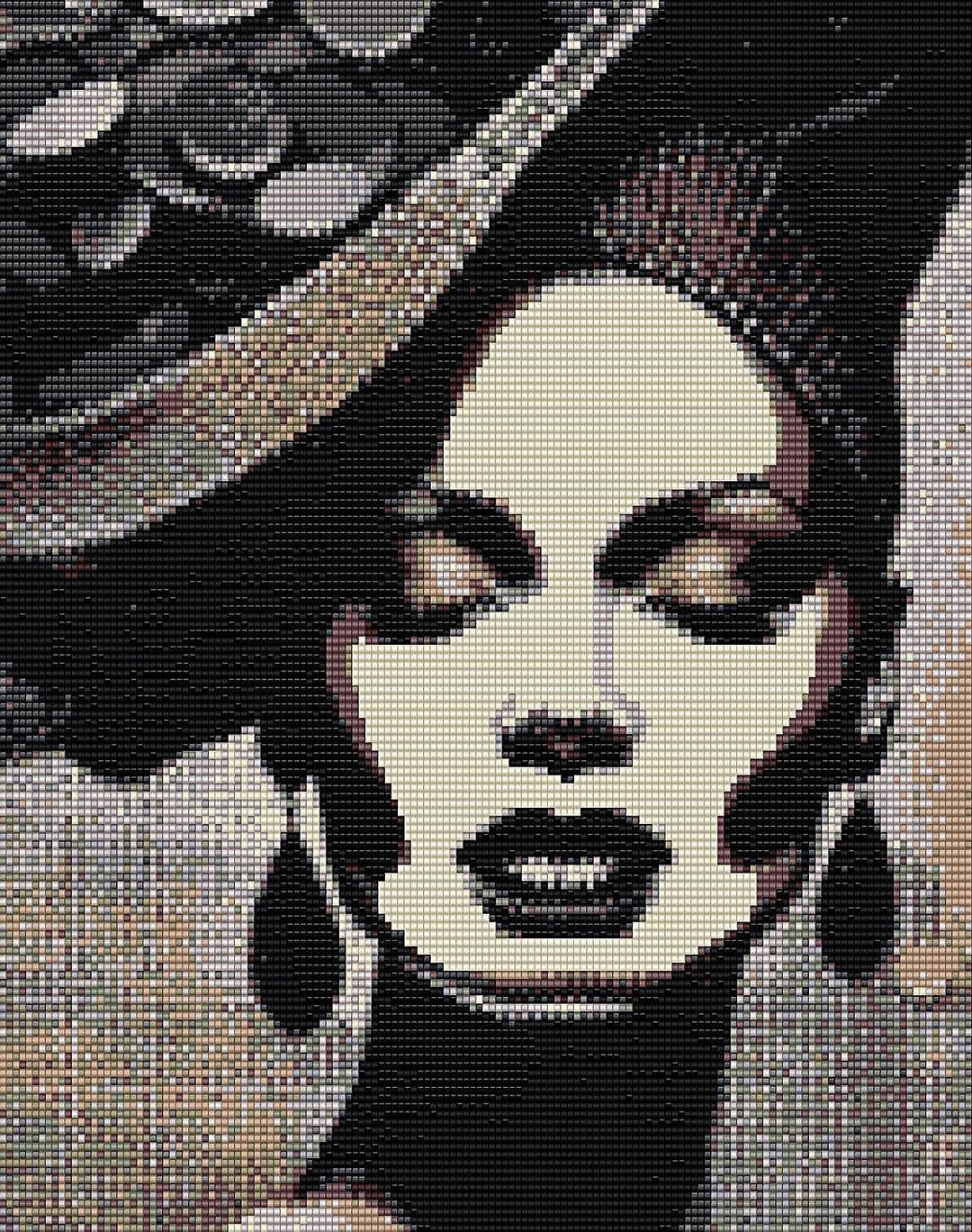 2 Peyote and Loom Patterns - Fantasy Woman Art - 13 Colors - Delica ...