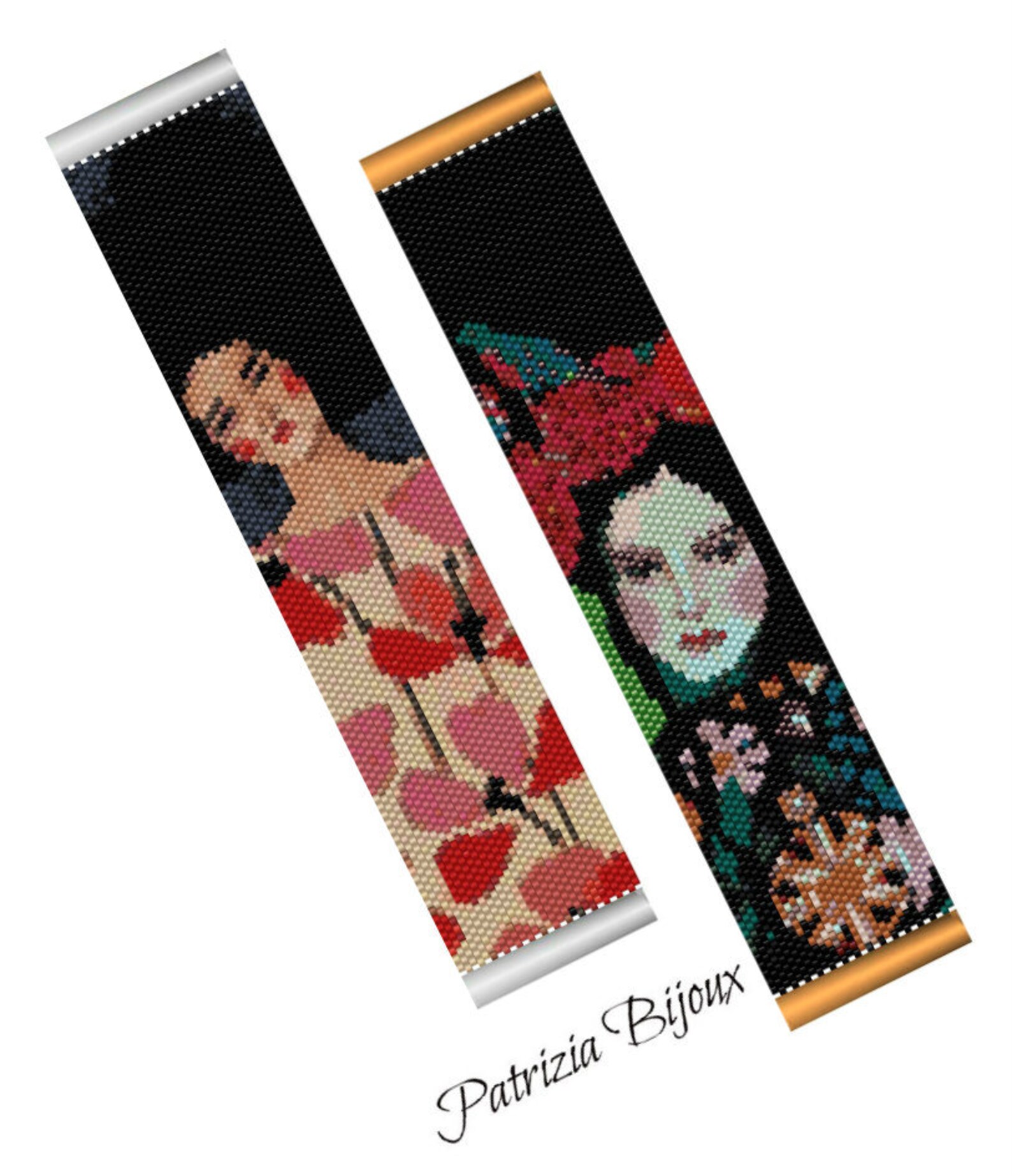 Peyote bracelet pattern odd count peyote pattern stitch | Etsy