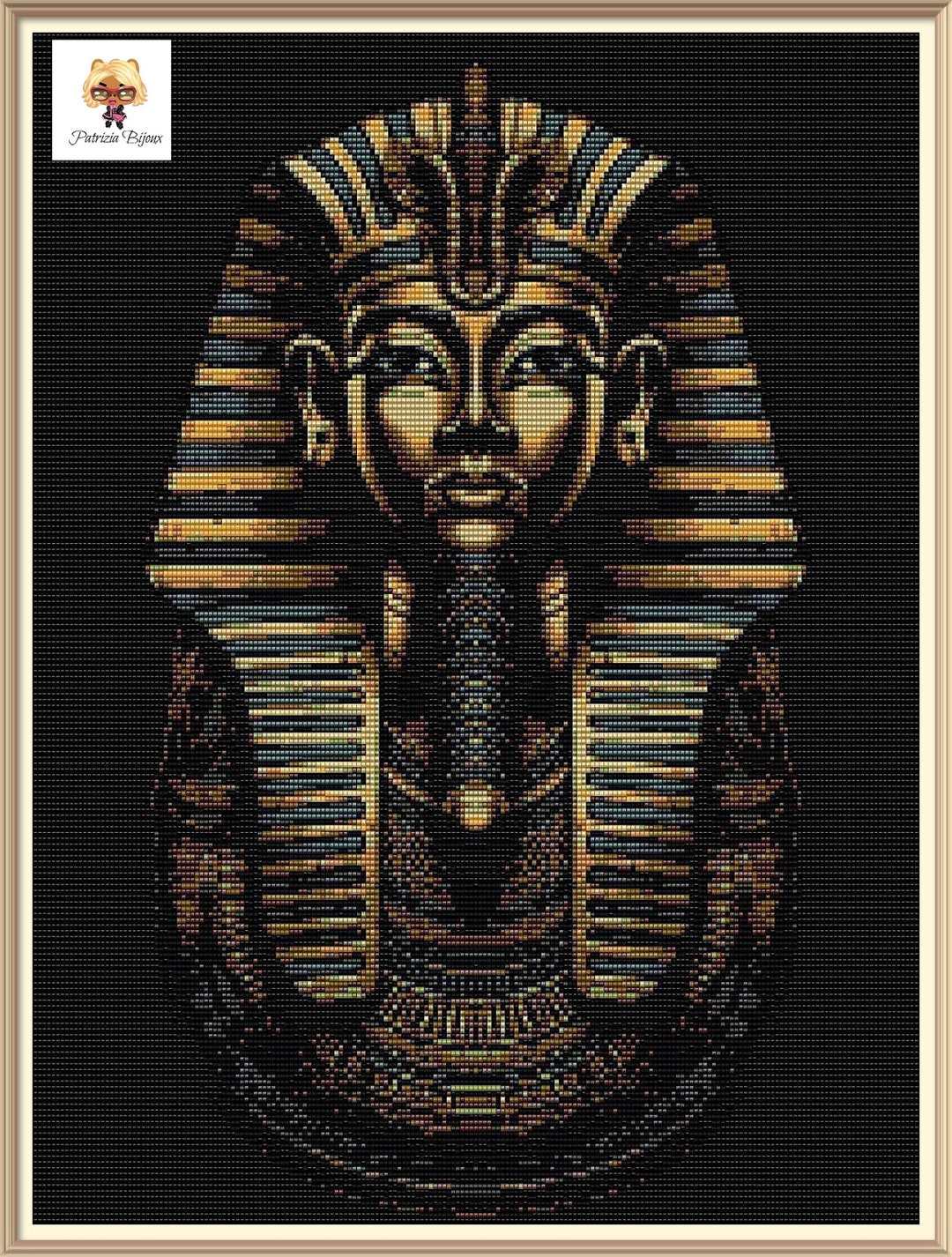 2 Patterns Peyote and Loom Pharaoh of Egypt / Tapestry Delica Miyuki 11 ...