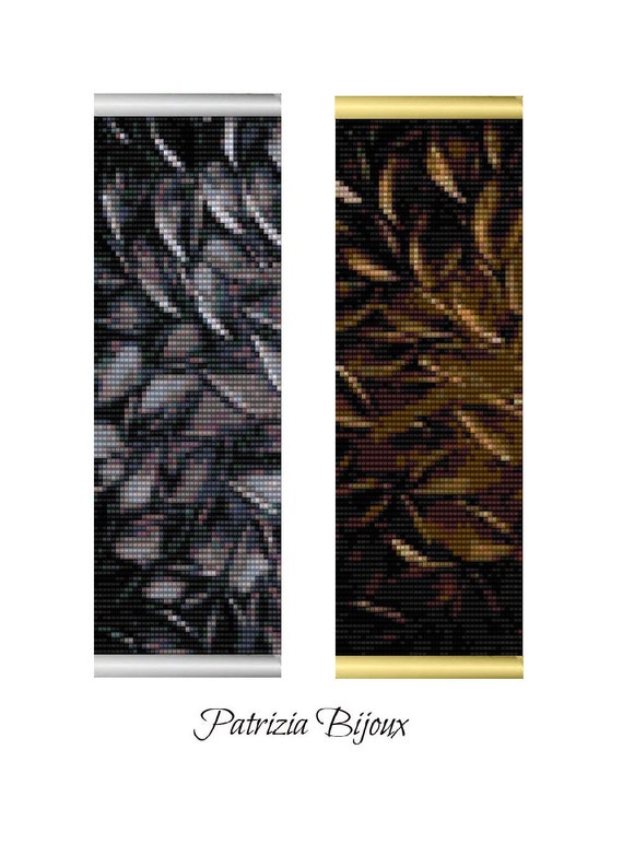 2 Patterns Loom Abstract Fantasy Bracelet Delica Miyuki 11/0 - Etsy