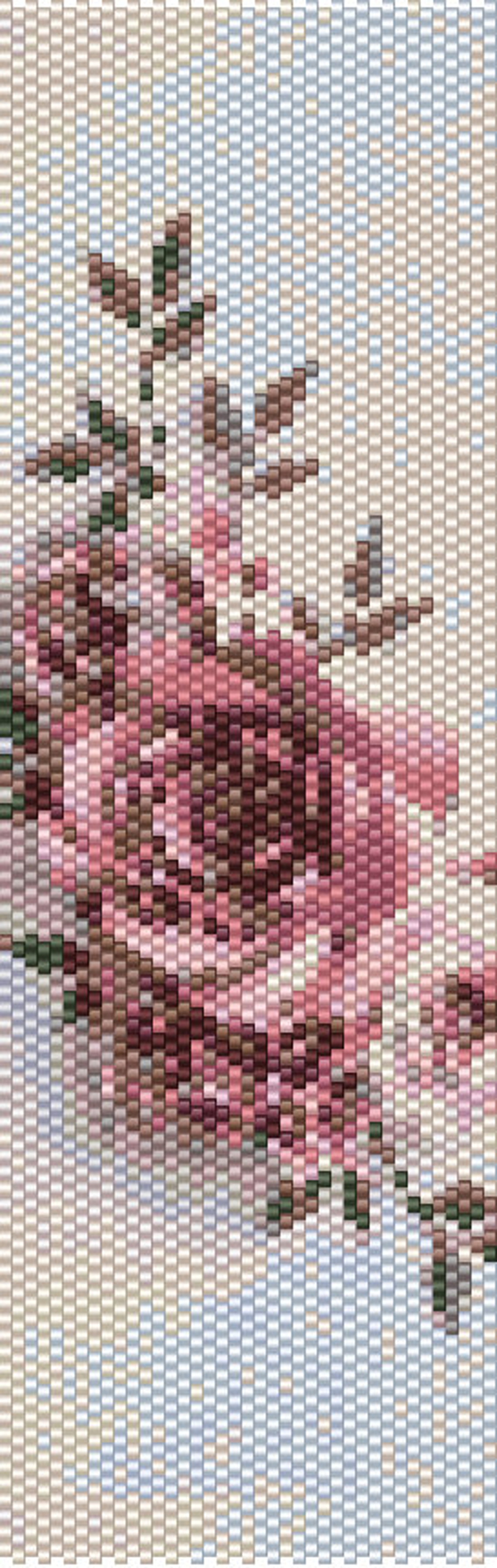 Peyote Cuff Bracelet Patterns Fantasy Flowers 897 Odd Peyote - Etsy