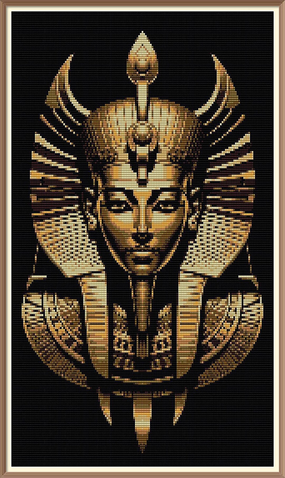 2 Peyote and Loom Patterns - Pharaoh of Egypt / Tapestry - 9 Colors ...