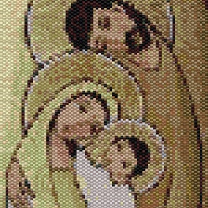 2 Patterns Peyote and loom Holy Family cover Delica | Etsy