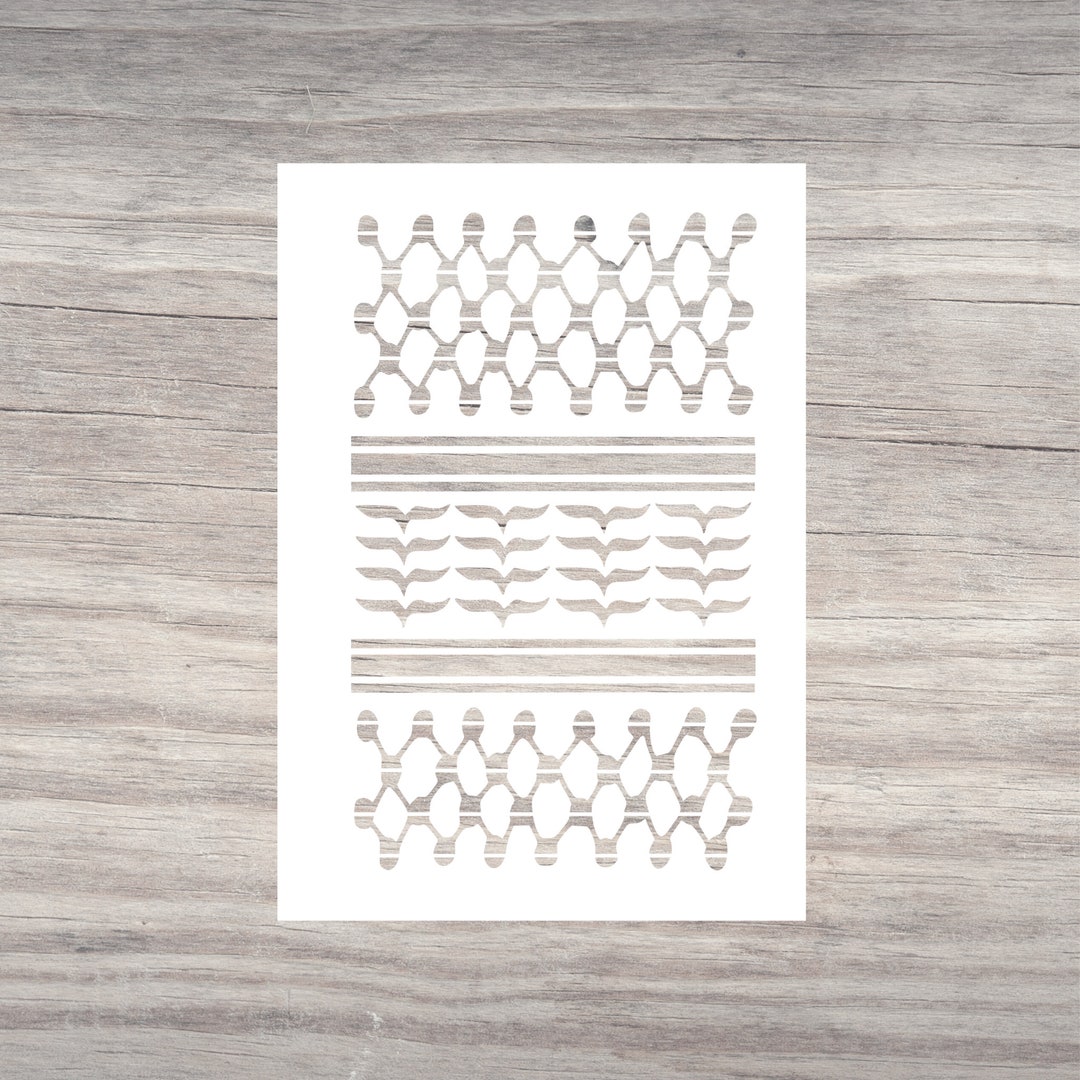 Palestinian Kufeya Stencil-reusable Craft Stencil-middle East-arab ...