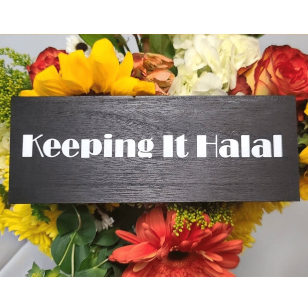 Small Wood Sign, Keeping It Halal, Shelf Decor, Housewarming Gift, Gift for Muslim - Etsy