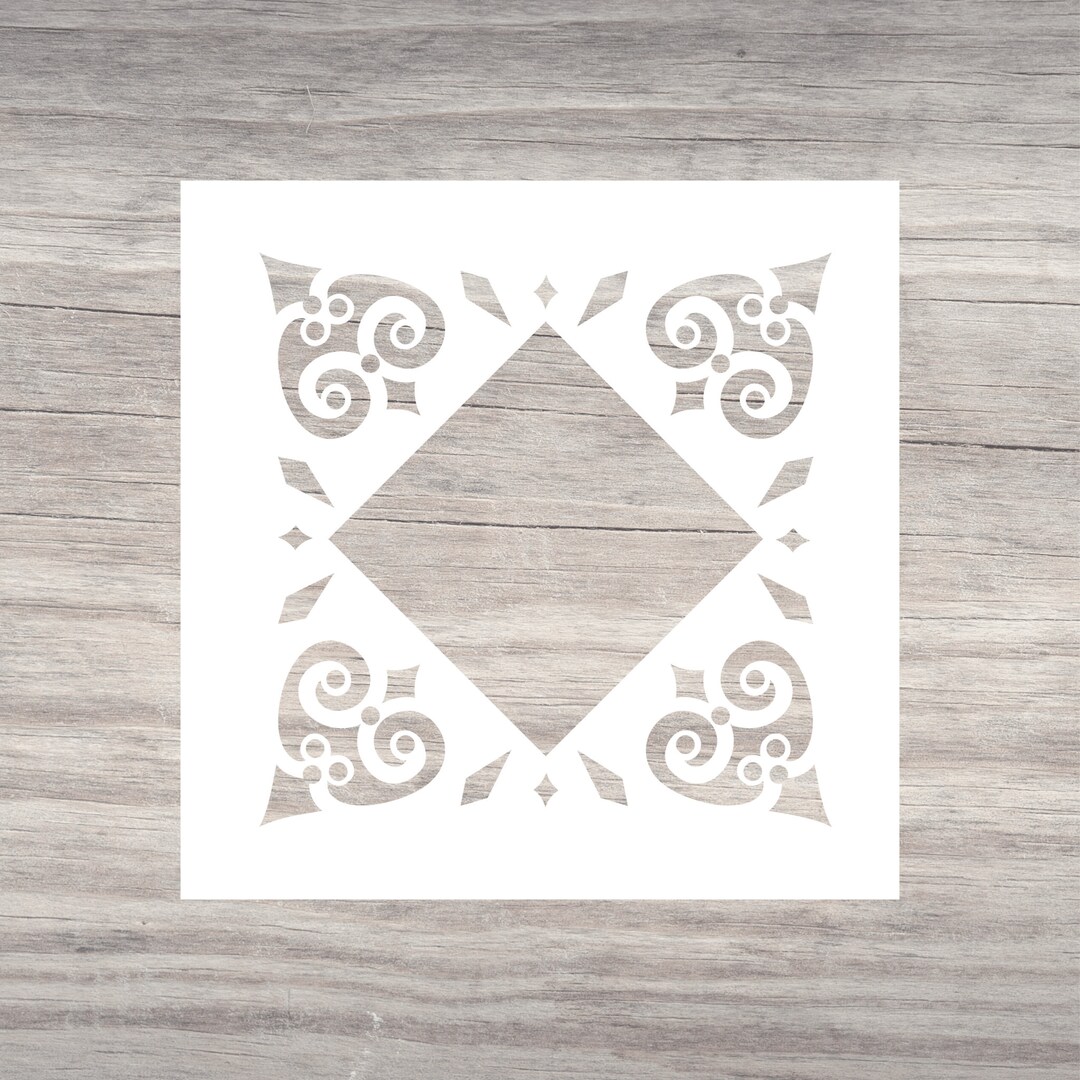 Tile Stencil-reusable Stencil for Painting-diy Crafts-decorative Tile ...