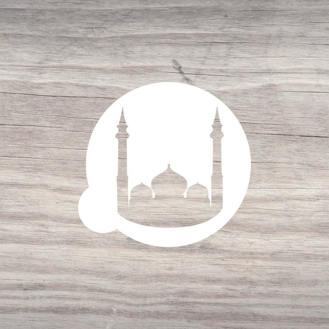 Masjid Round Cookie Stencil, Mini Stencil, Islam, Mosque Template - Etsy
