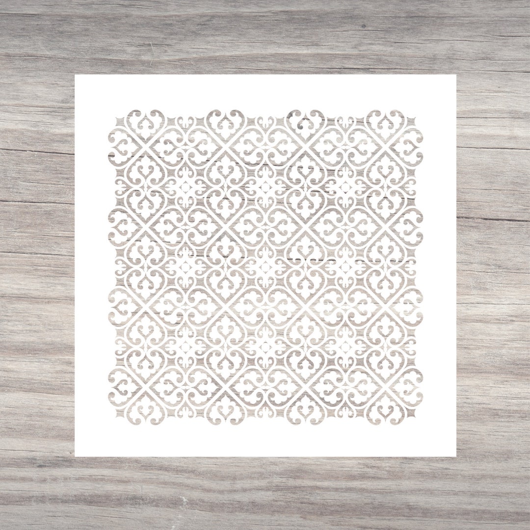 Arabesque Stencil Reusable Stencil for Painting-islamic Pattern ...