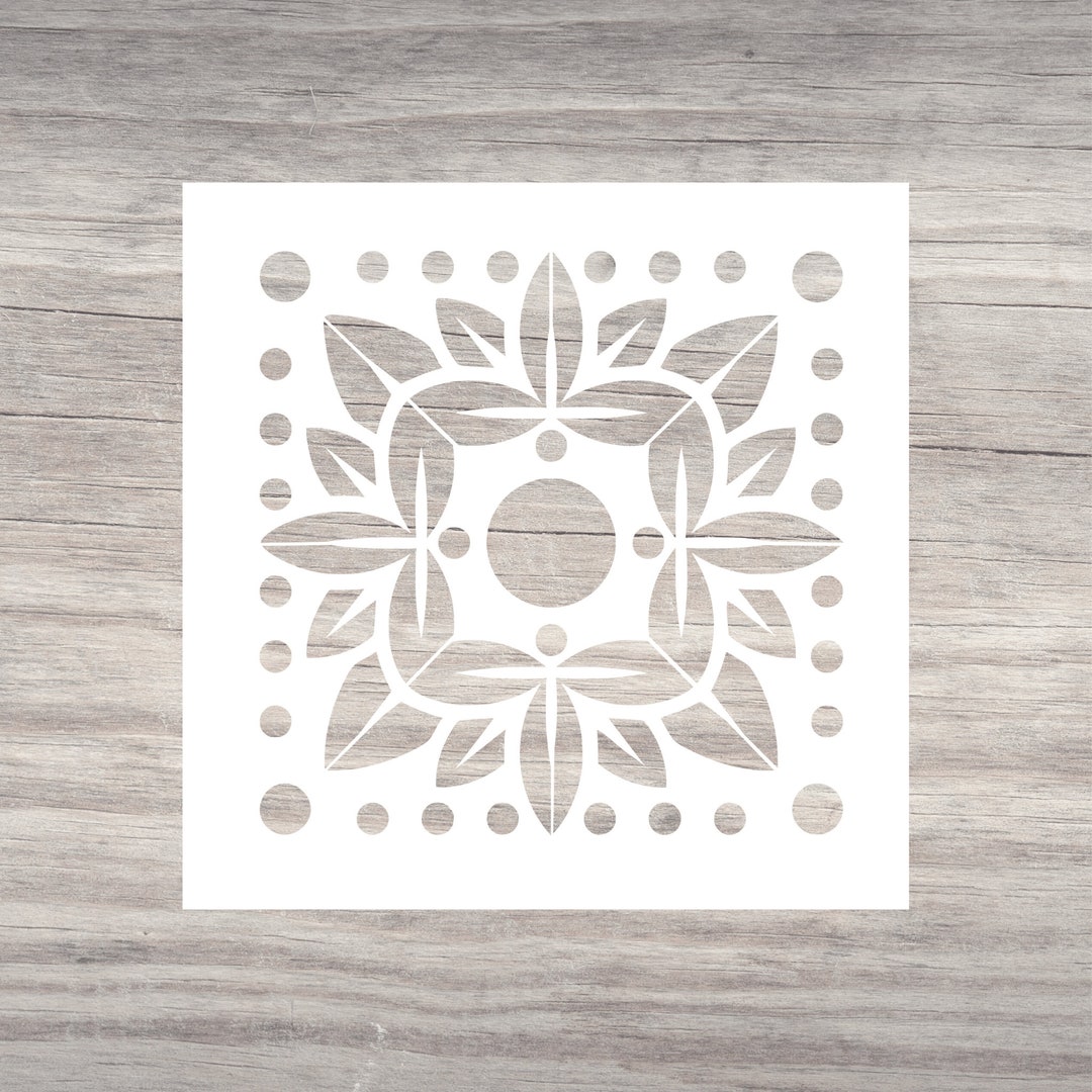 Tile Stencil-reusable Stencil for Painting-diy Crafts-decorative Tile ...