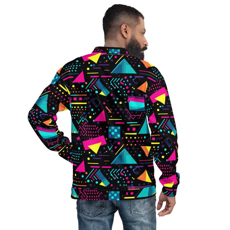 Miami Vice Unisex Bomber Jacket, Retro Bomber, 1980s Style Coat for Her ...